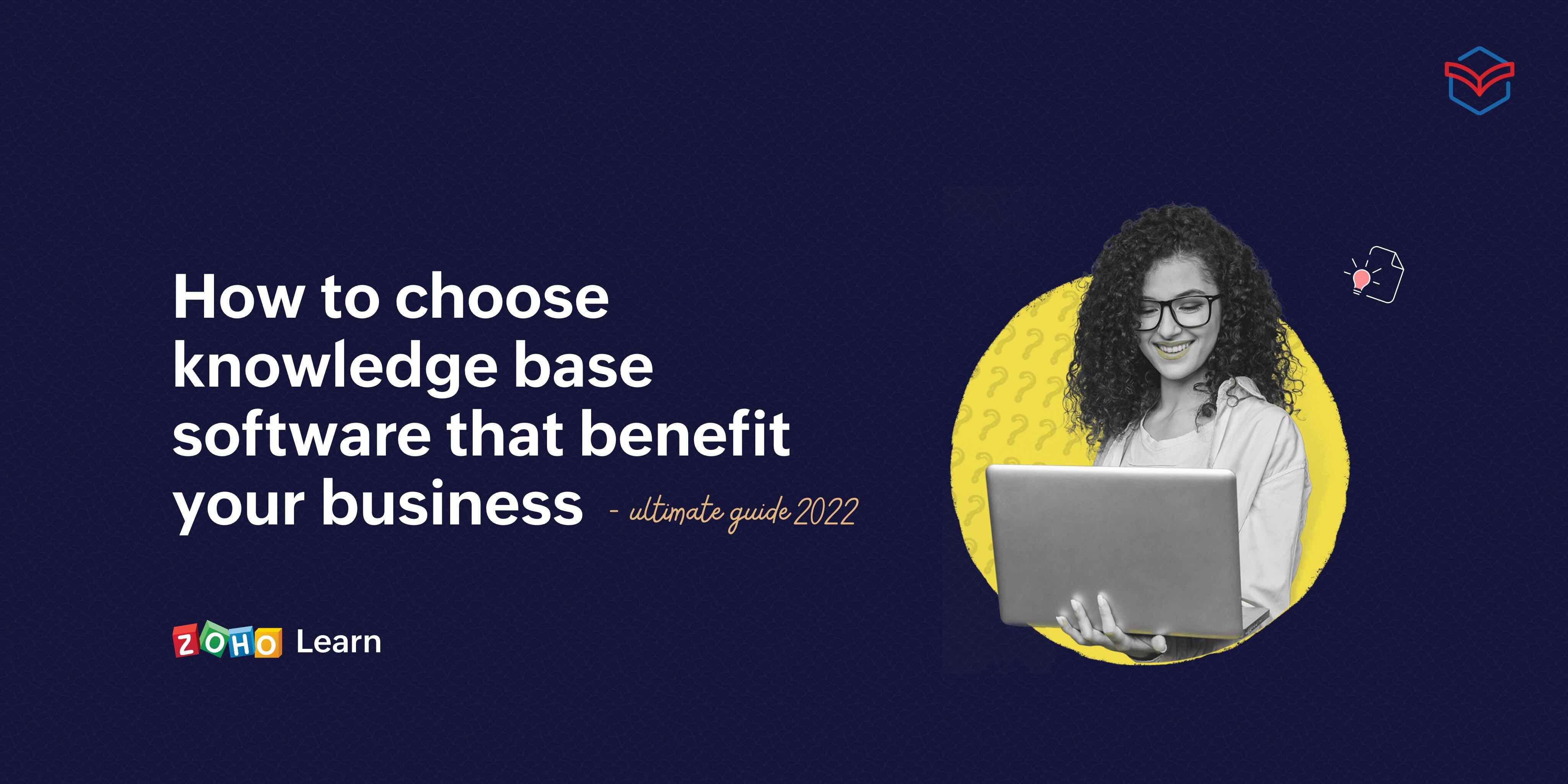 Knowledge base software for your business | Zoho Learn