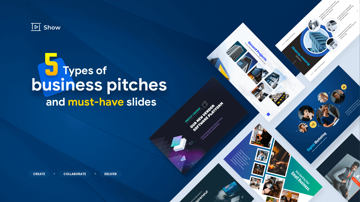 5 types of business pitches and must-have slides | Zoho Show