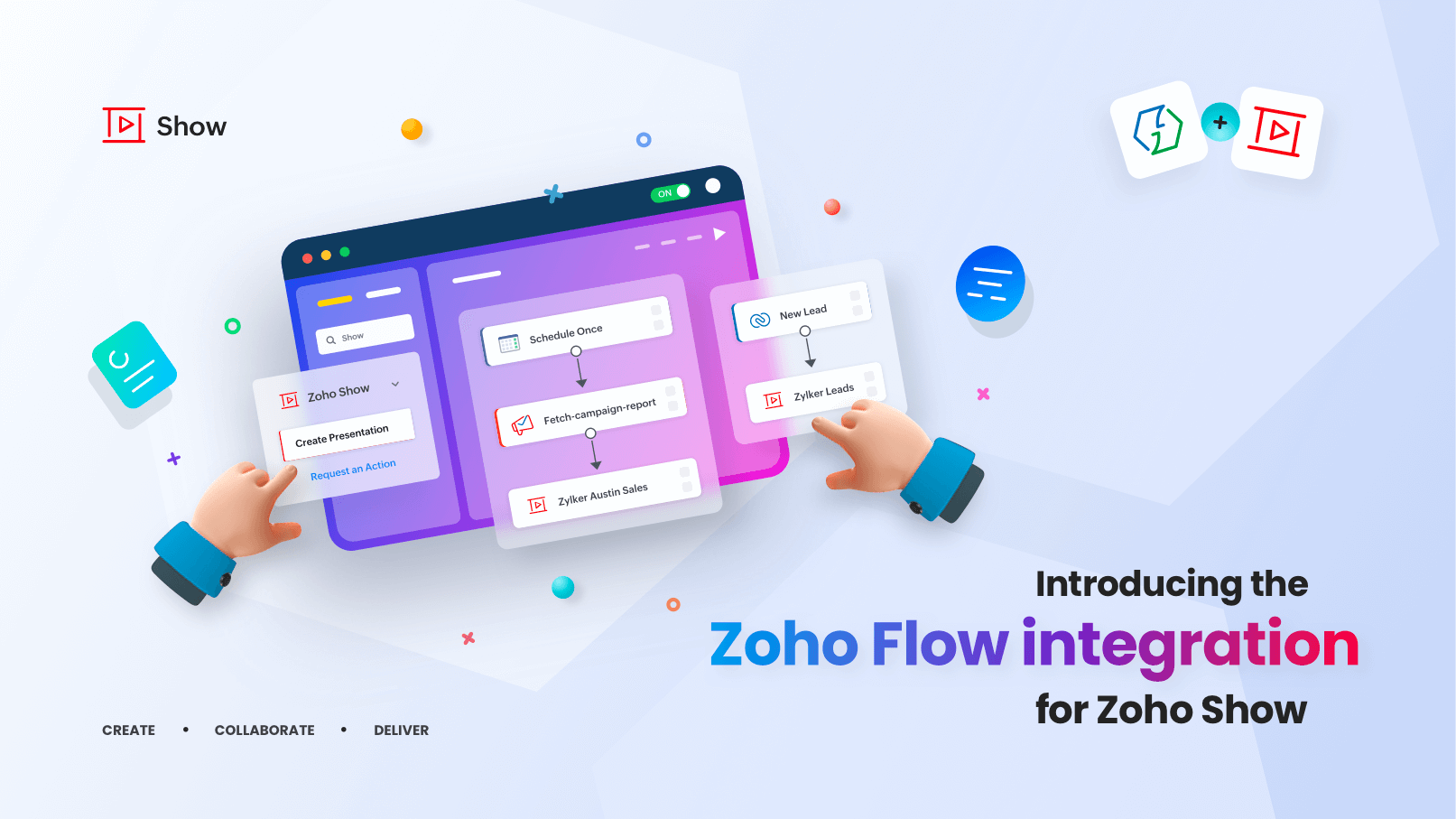 Streamline your presentation creation process with Data Fields | Zoho Show
