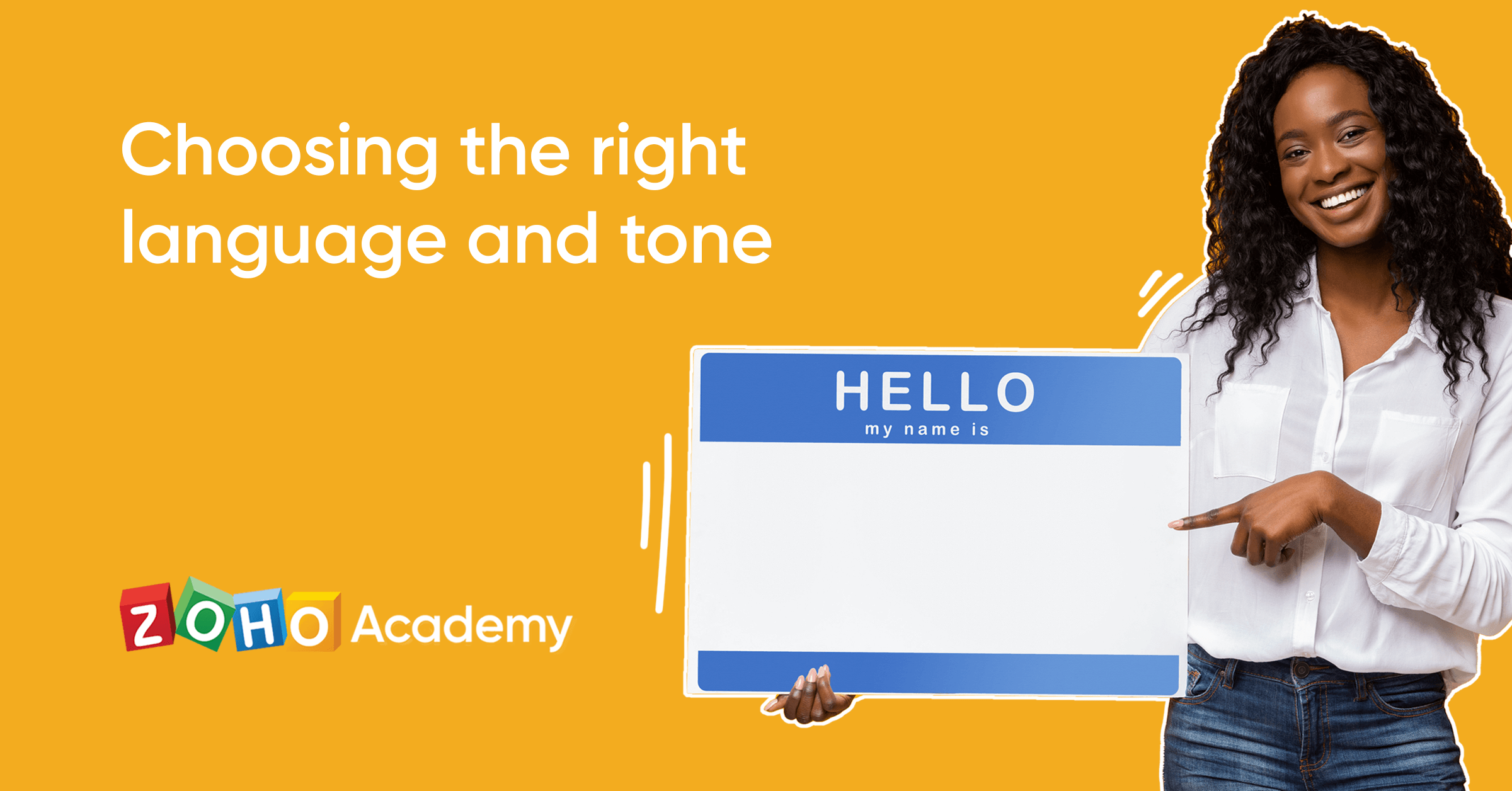 The Right Tone and Language for Your About Page | Zoho Academy
