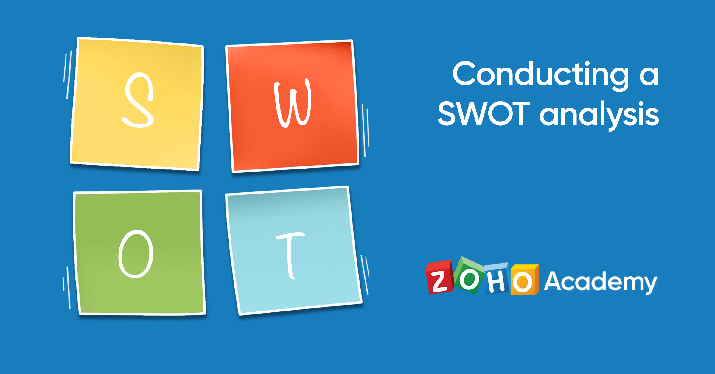 Conducting a Situation Analysis: The SWOT Analysis | Zoho Academy