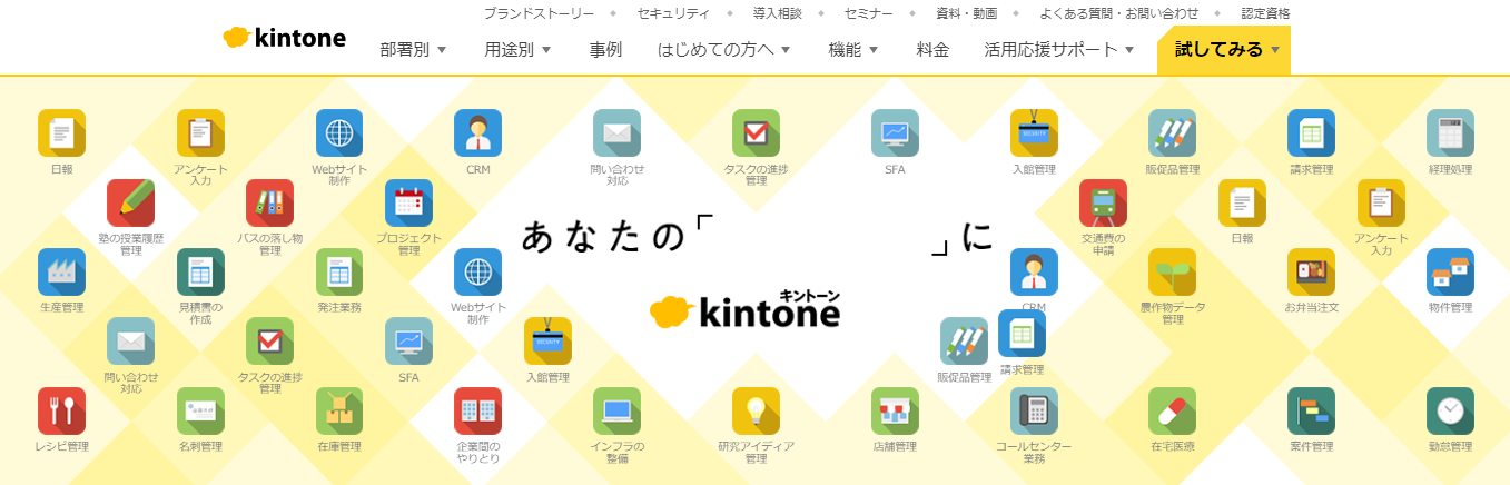 kintone イベント一覧, キントーン イベント一覧 – HLIQJG