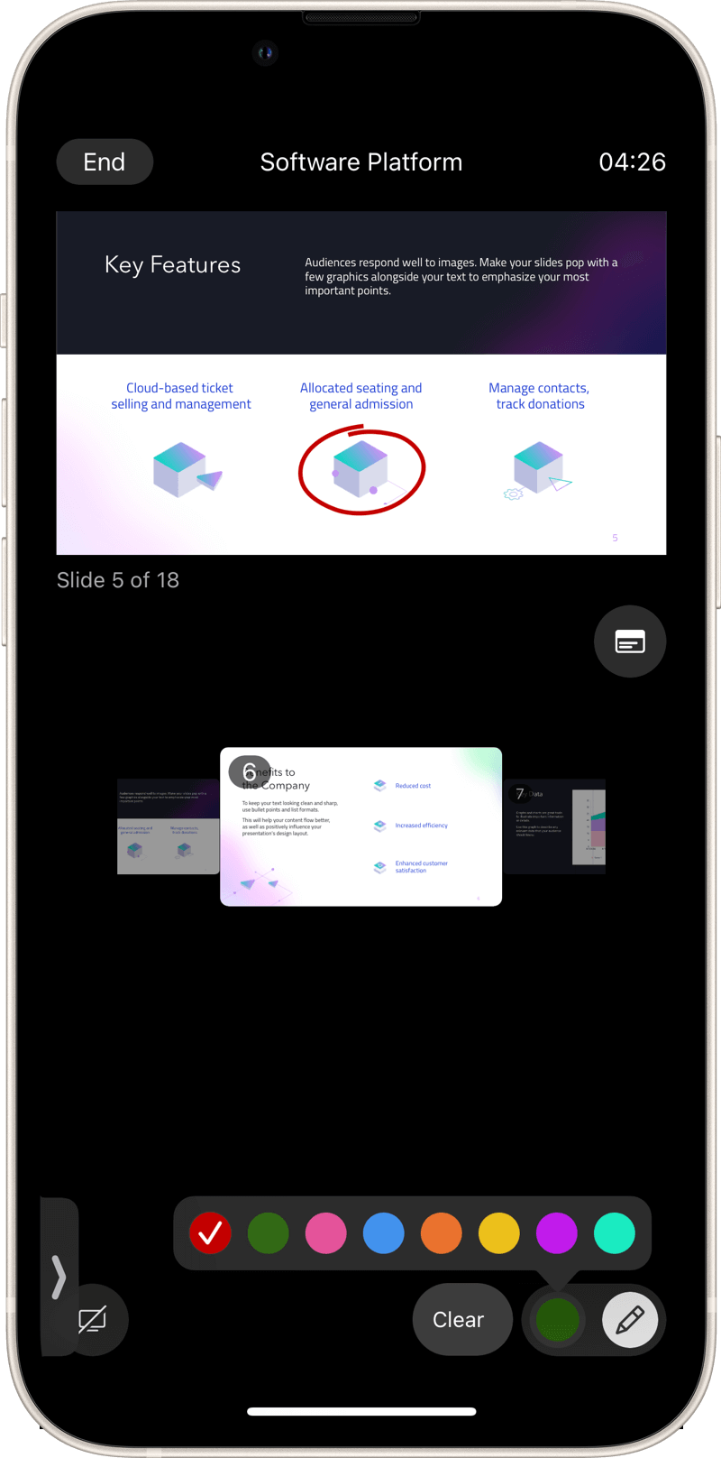 Zoho Show for iOS: Connect and present slides on the go with SharePlay ...