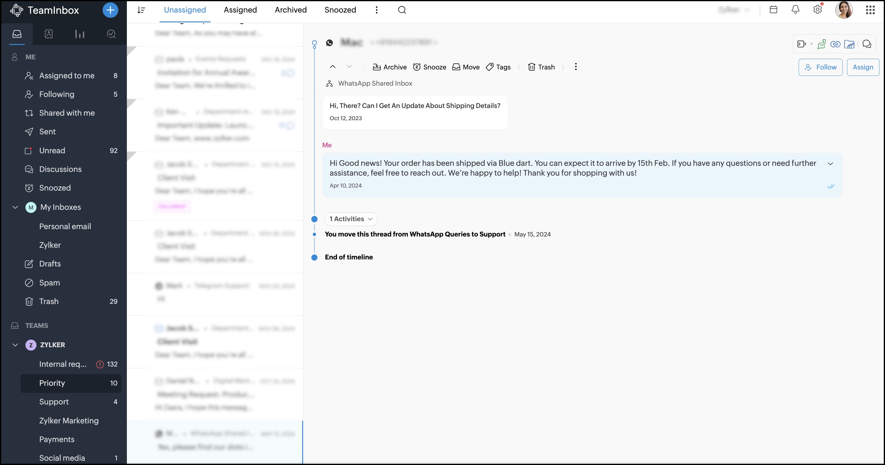 Use case | Customer facing teams