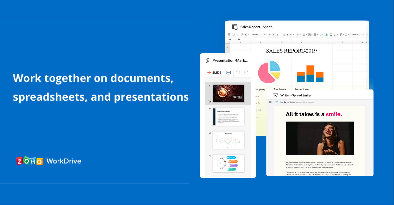 Zoho WorkDrive: A file management solution that facilitates team ...