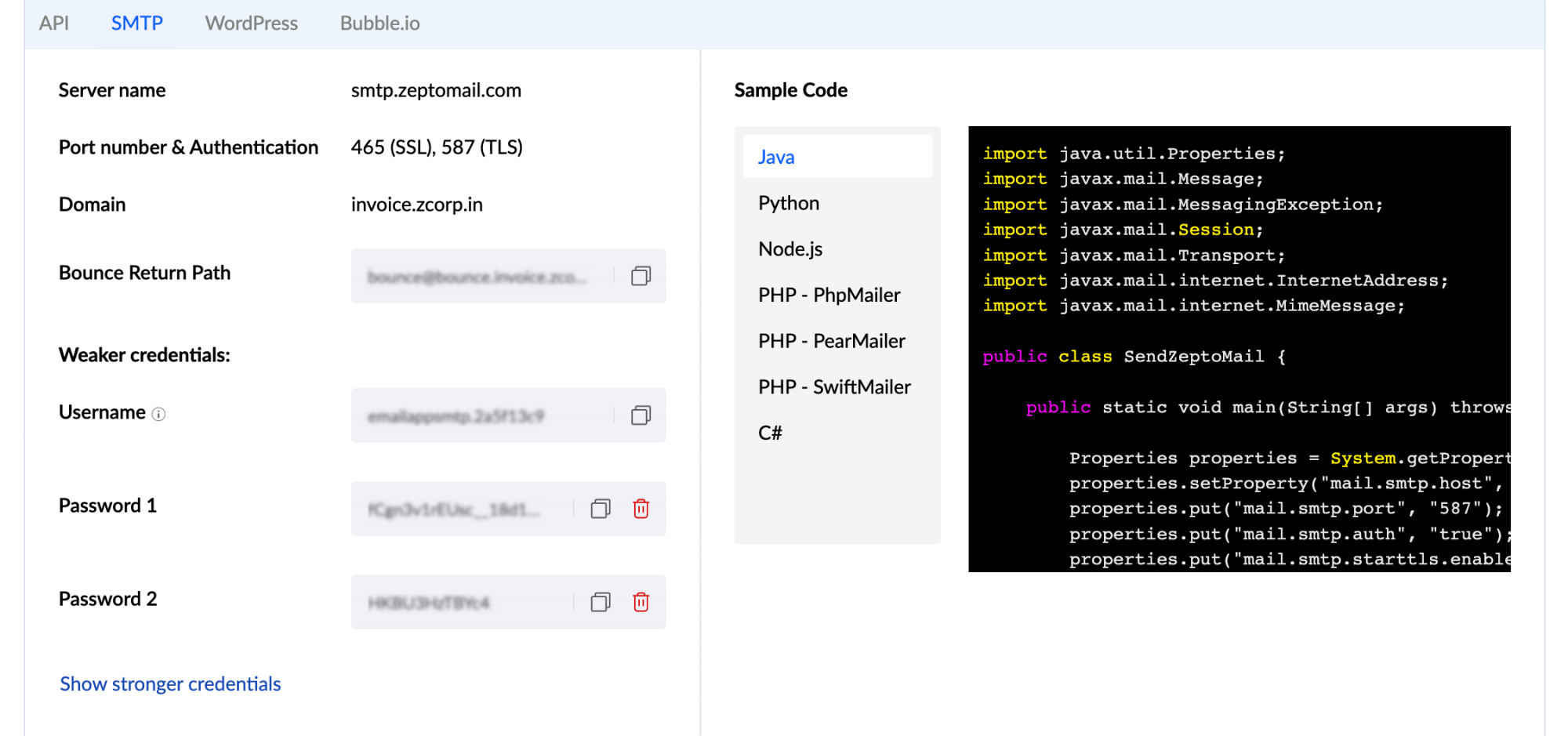 How to create a Mail Agent