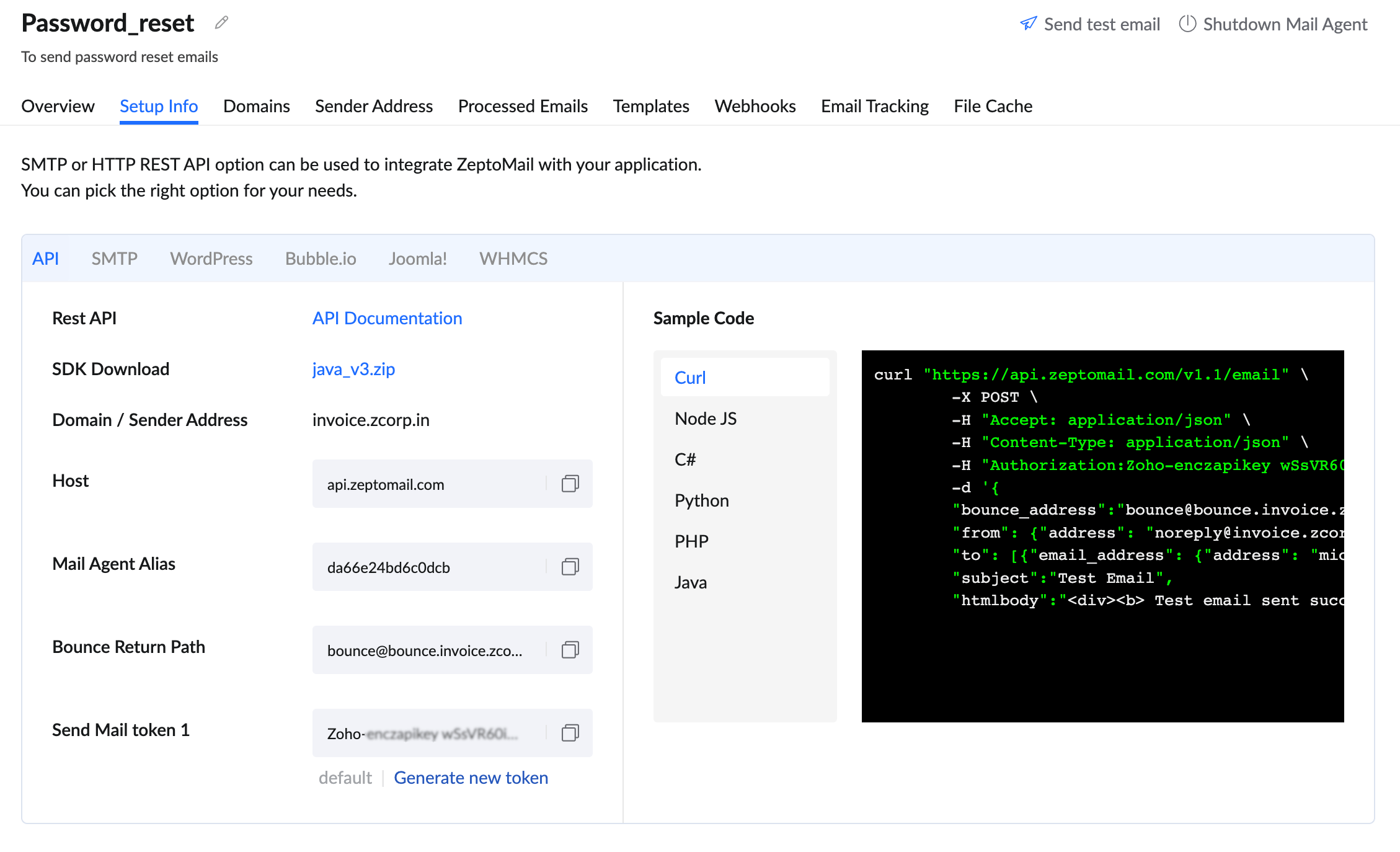 How to create a Mail Agent