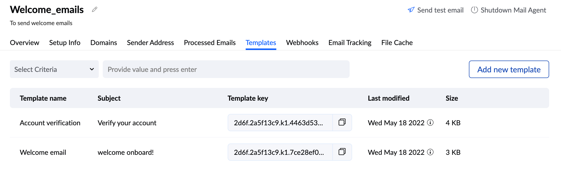 How to create a Mail Agent