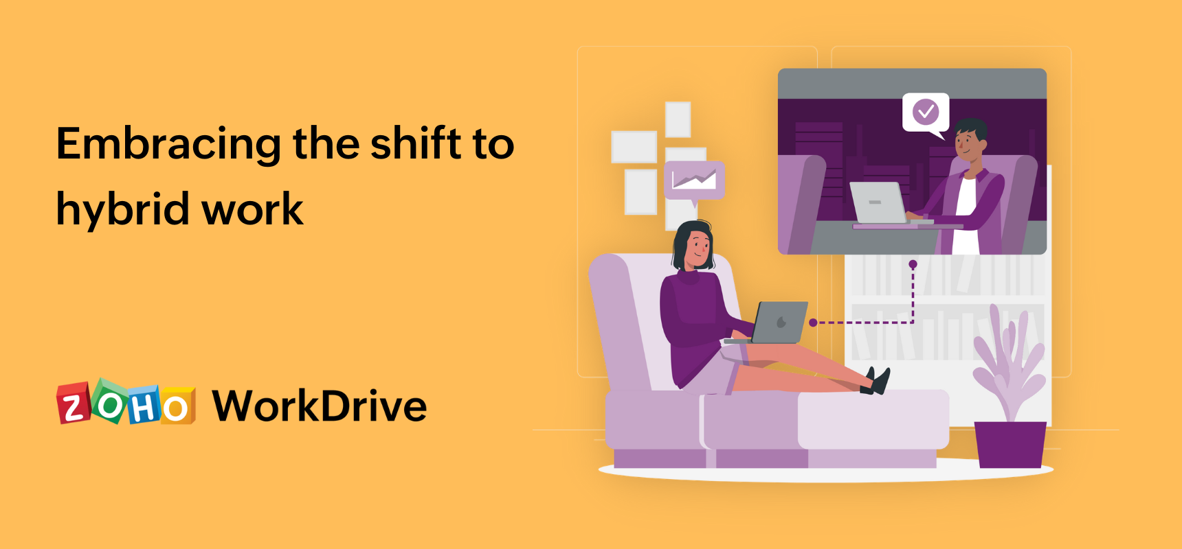 Top 5 benefits and challenges of hybrid work | WorkDrive